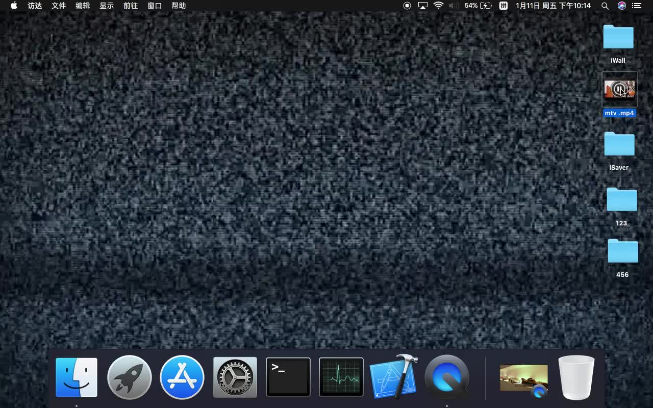 用iWall或者iSaver把外星神秘信号设置为Mac动态桌面和屏幕保护