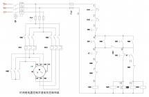 时间继电器控制双速电机工作原理2