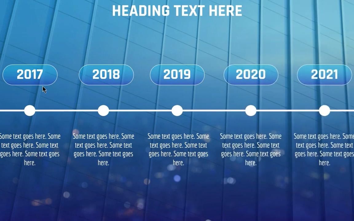 【转载】PPT平滑过渡时间轴动画