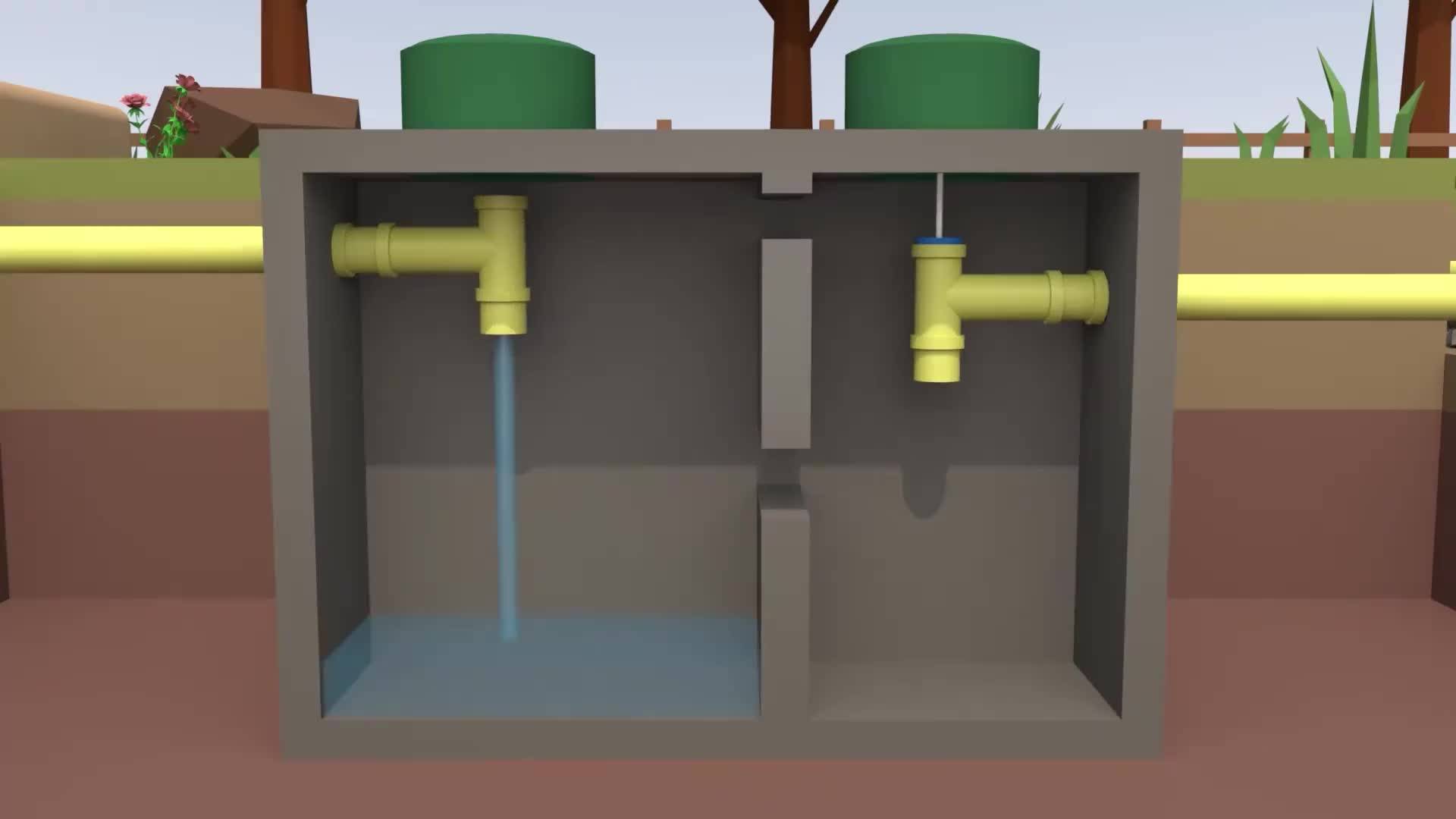 农村自建房的管道系统以及化粪池是怎样的? #农村自建房 #家庭管道...