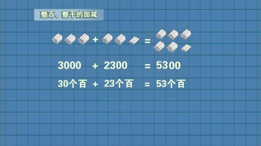 人教版小学数学二年级下册——16.整百、整千的加减