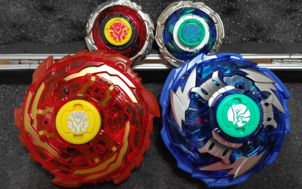 【飓风3】超控系列烈风圣翼VS赤炼狂刀,智能加速陀螺