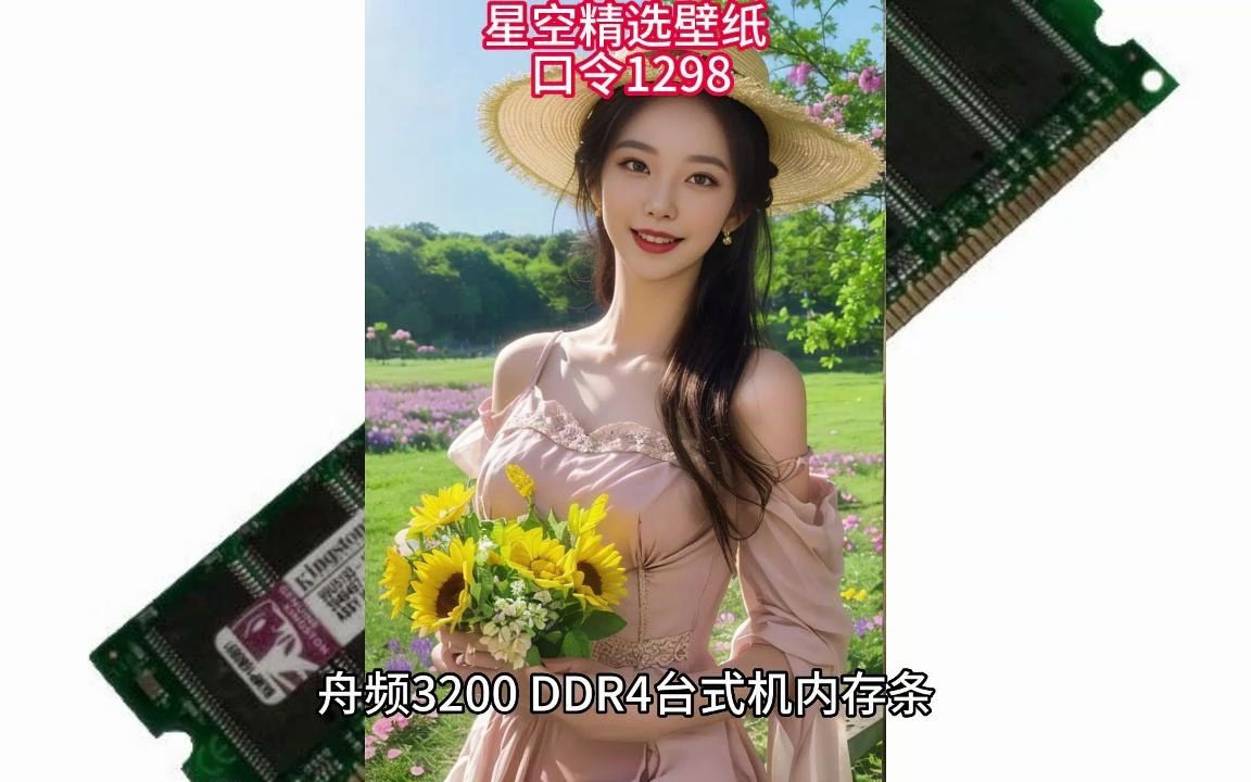 舟频3200 DDR4内存条,性价比高,值得购买