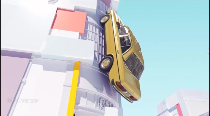 汽车三维创意动画,瞧这小蛮腰