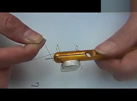 手动绑钩器 子线打结器 使用方法