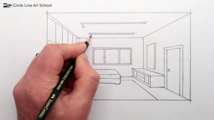 大师教你如何画出不一样的房间,像这样画,越画越简单!