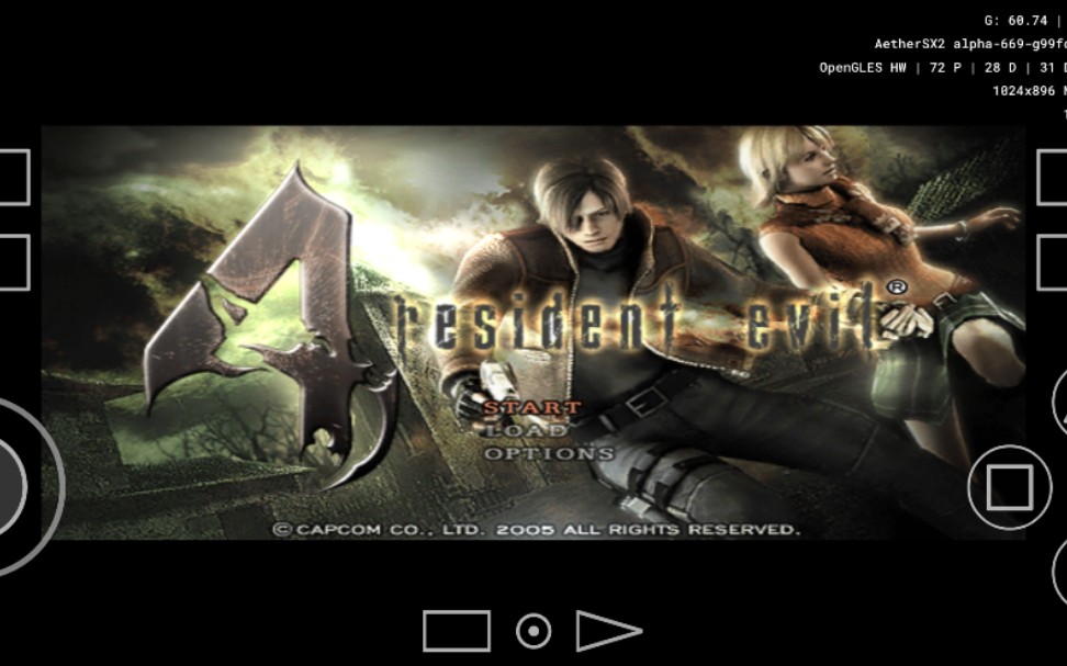 PS2安卓模拟器 Aethersx2 试玩生化危机四