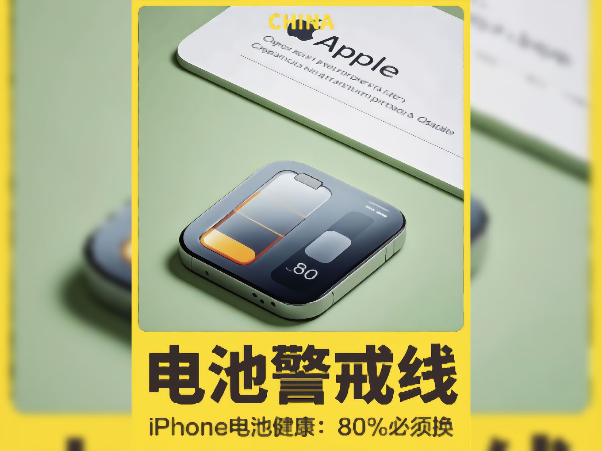【iPhone电池健康度警戒线:80%必须换!官方数据揭秘】