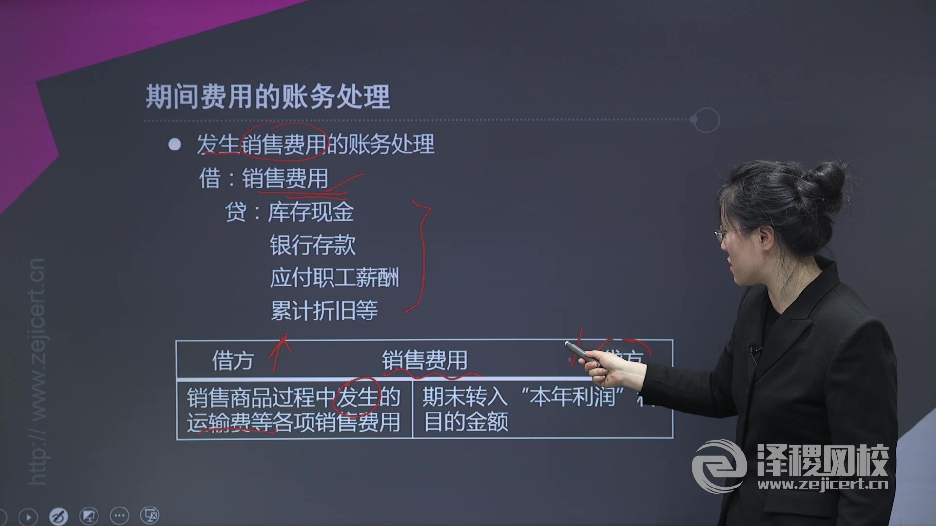 泽稷网校——会计实务基础《期间费用的账务处理02》
