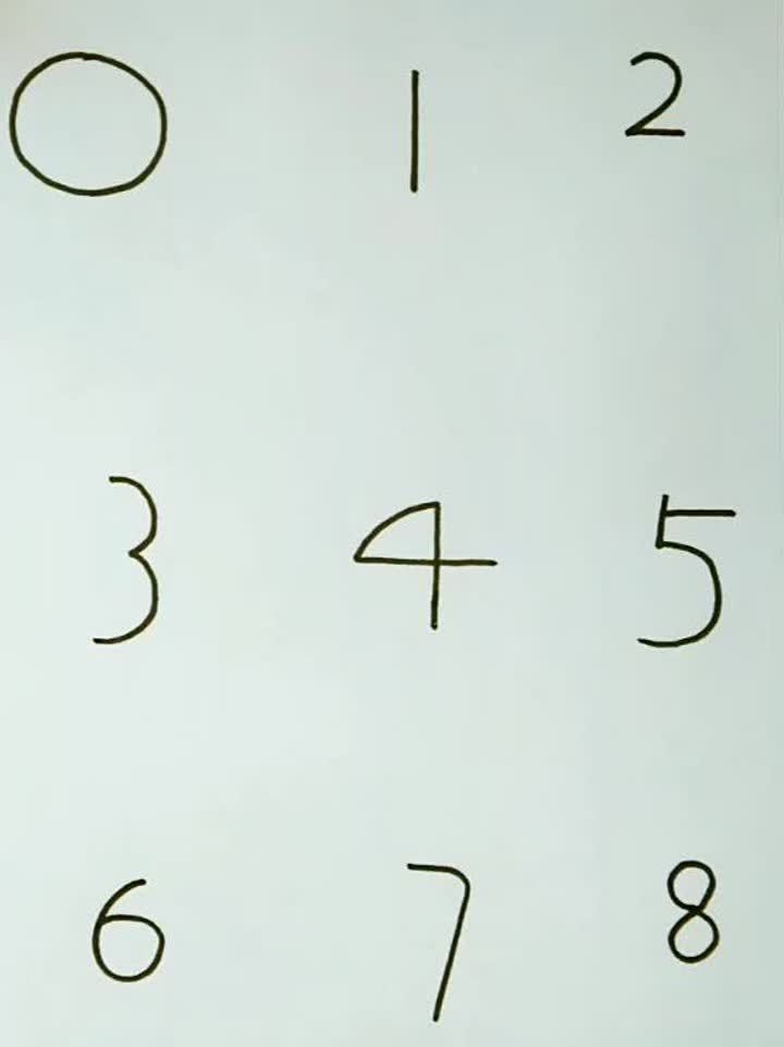 有趣的儿童数字画,你学会了吗?