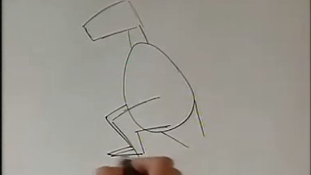 高级简笔画教程-怎样画卡通动物 No.2