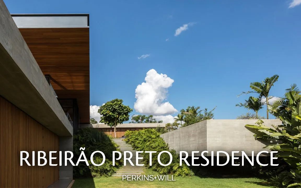 【纯享】带悬臂式游泳池的令人惊叹的单层房屋