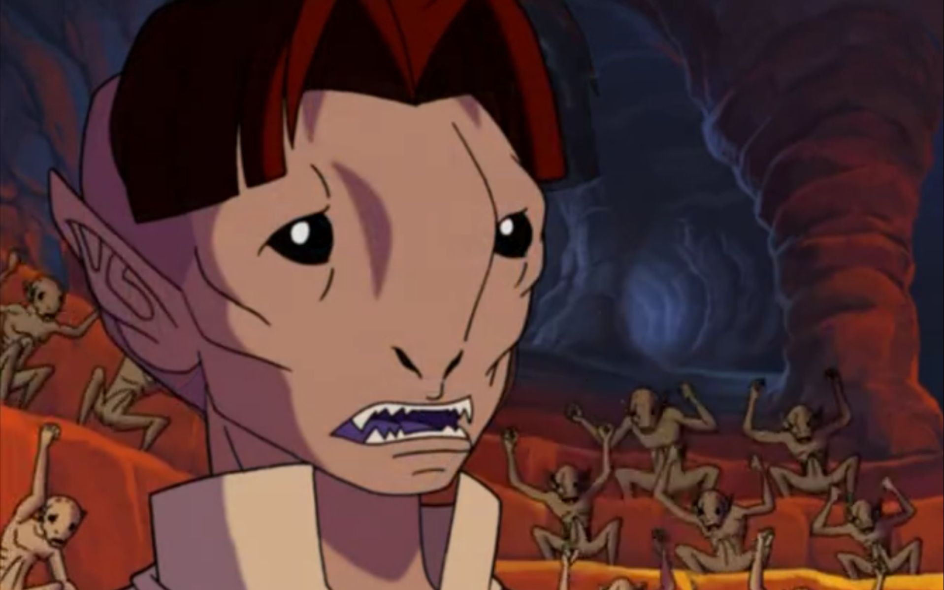 【中华小子】小虎被鬼后劫走,强吻后变身为火鬼