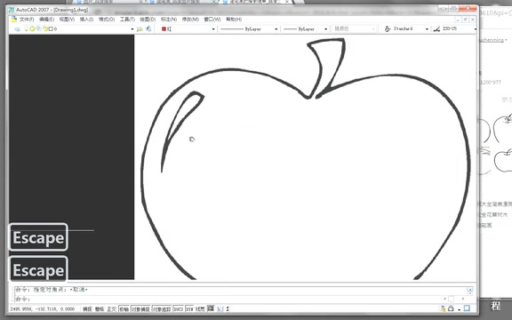 CAD spl样条曲线绘制