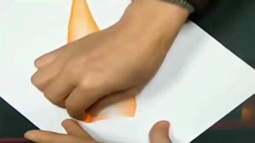 非常简单的立体画,只要手法拿捏正确,两笔就能画出来!