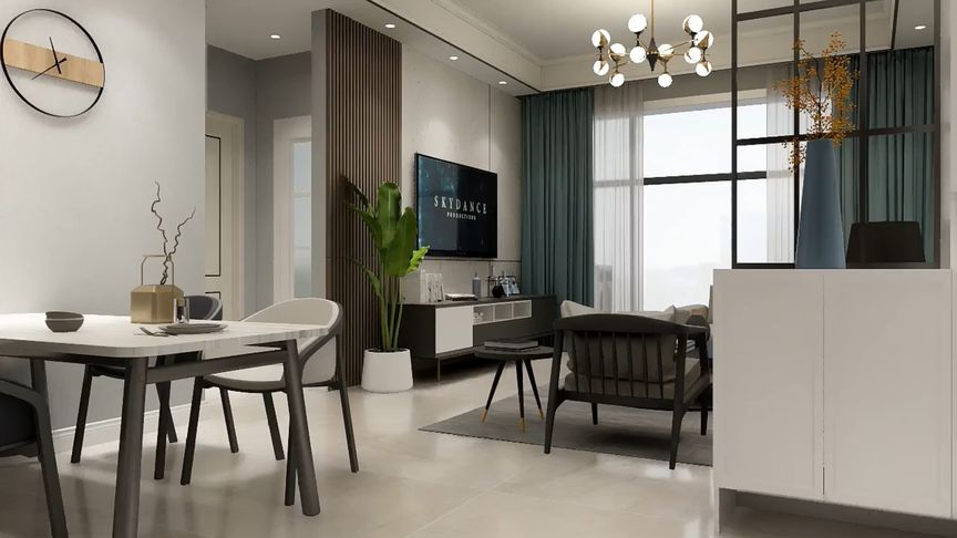 #装修设计 #现代简约 #效果图