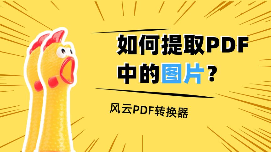 如何提取PDF中的图片?