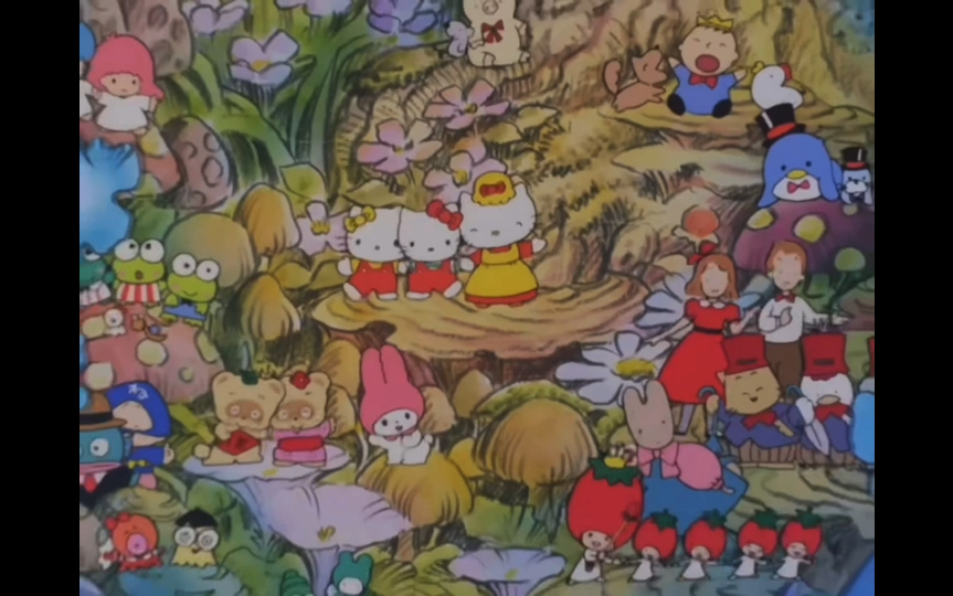 90年代-HelloKitty动画片-拇指姑娘1080P60帧自己补帧版片头