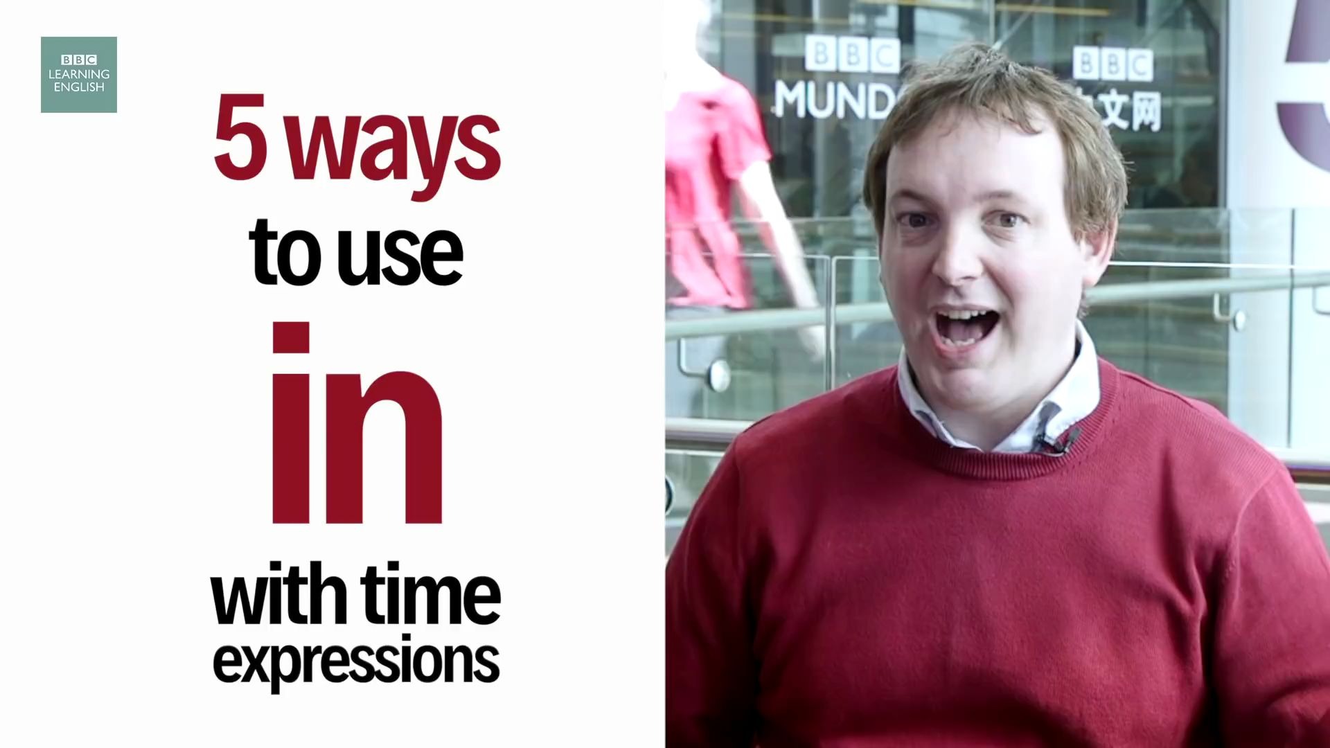 【belittle】【BBC英语1分钟】时间表达中使用“in“的五种方式