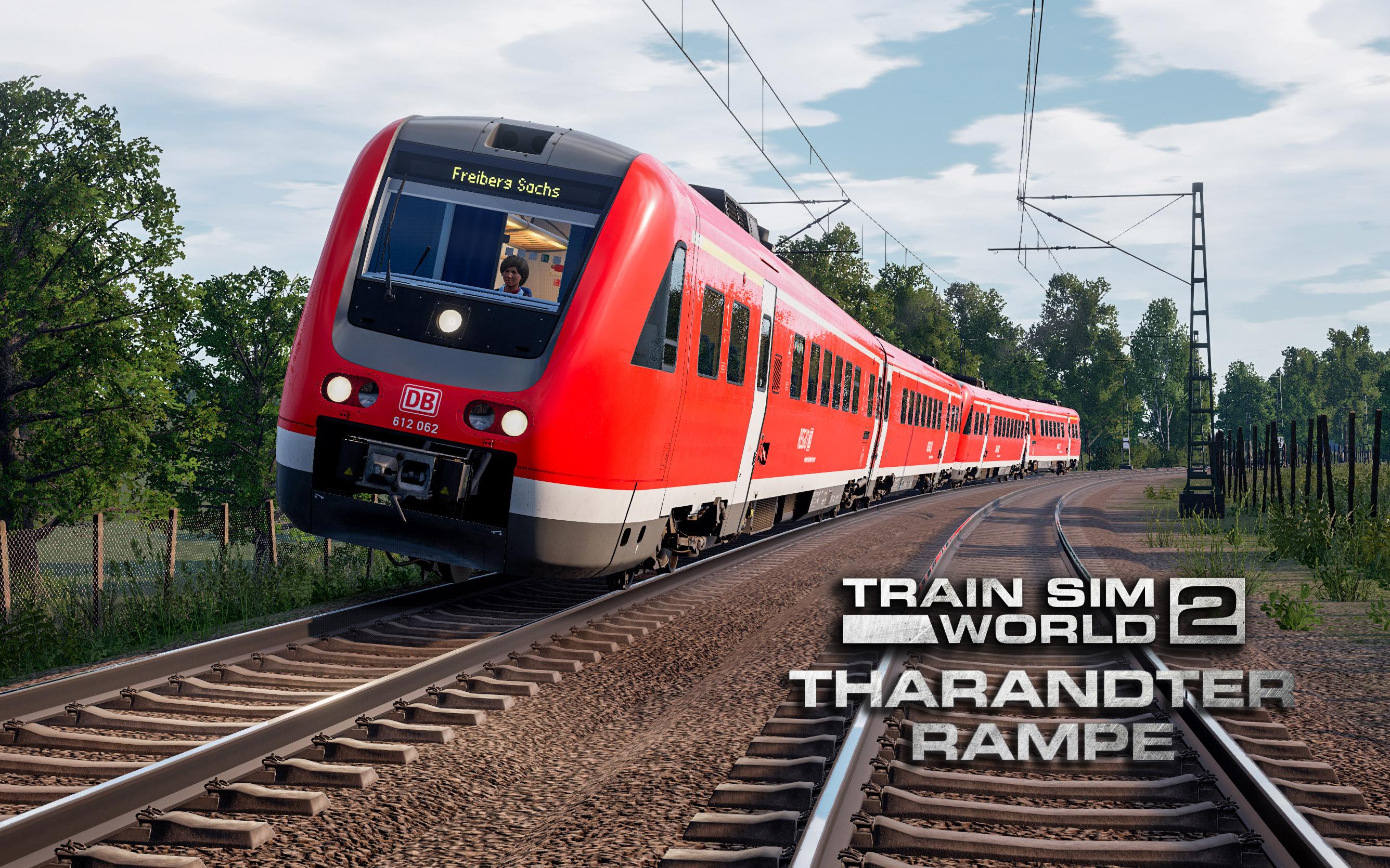 《模拟火车世界2》连挂另一辆612型动车组后前往弗赖贝格站 - 塔兰特...
