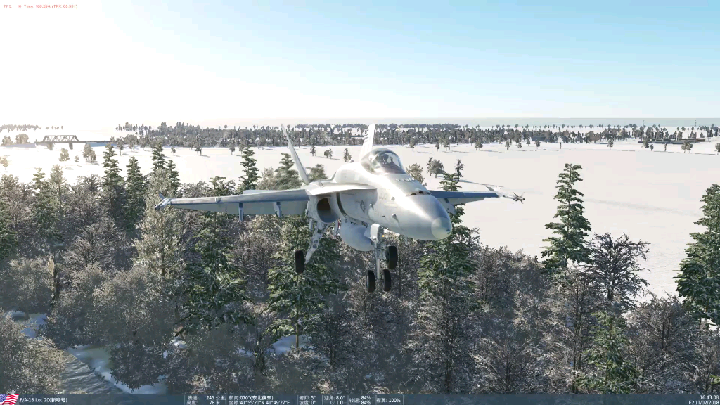 #dcs#终于能把f18降下来了摆弄两