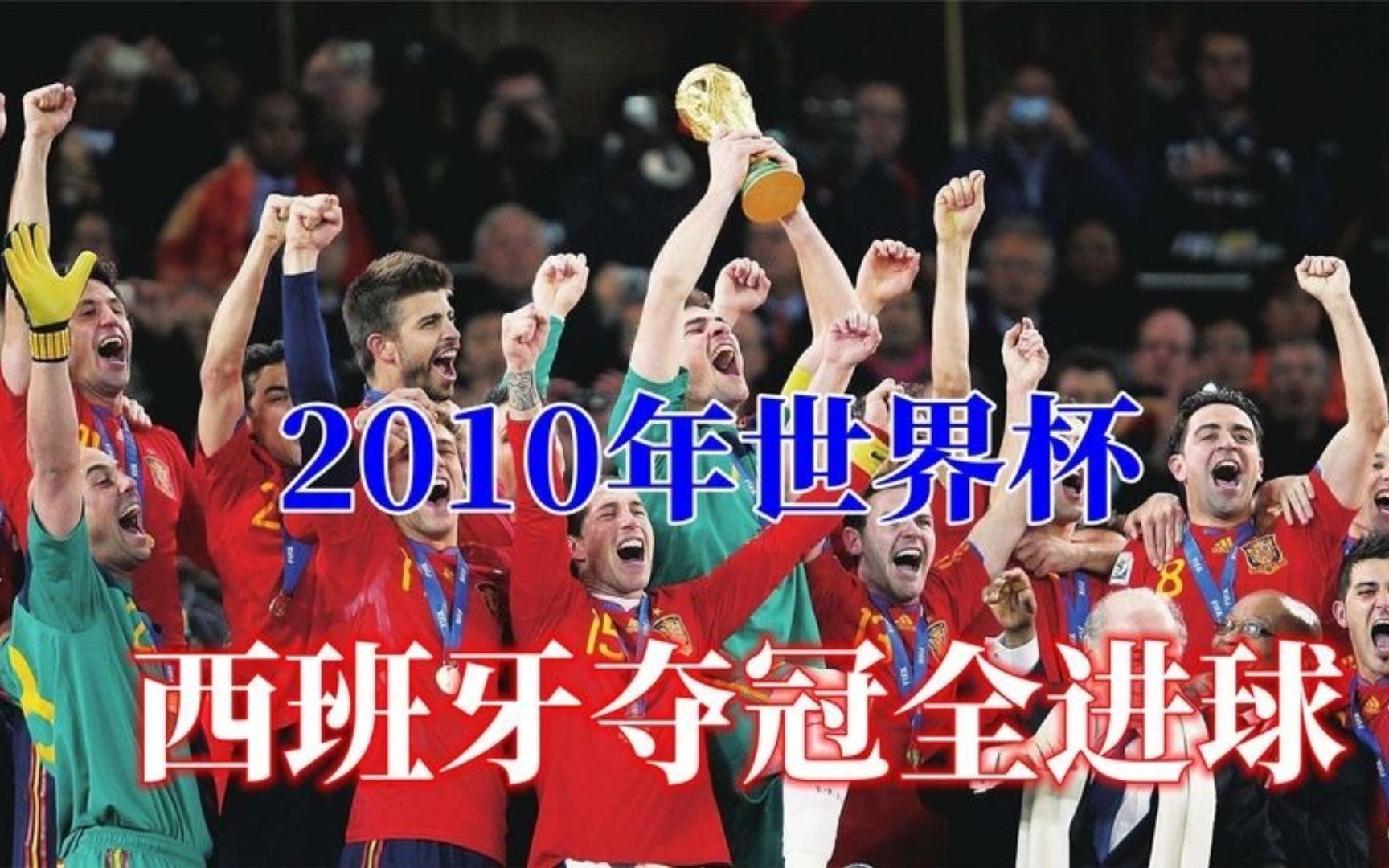 世界杯西班牙夺冠全部8粒精彩进球,成就一代足球王朝