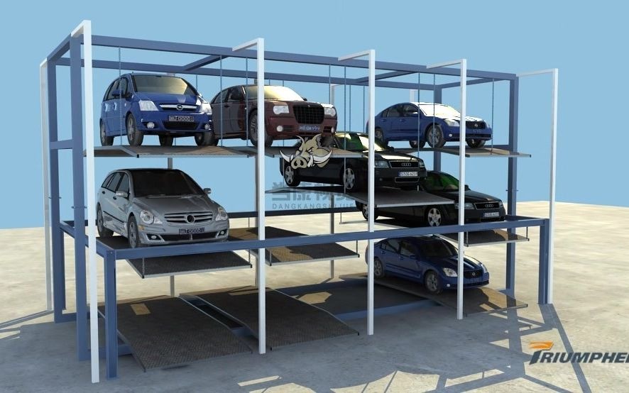 可拆卸钢结构装配式立体车库