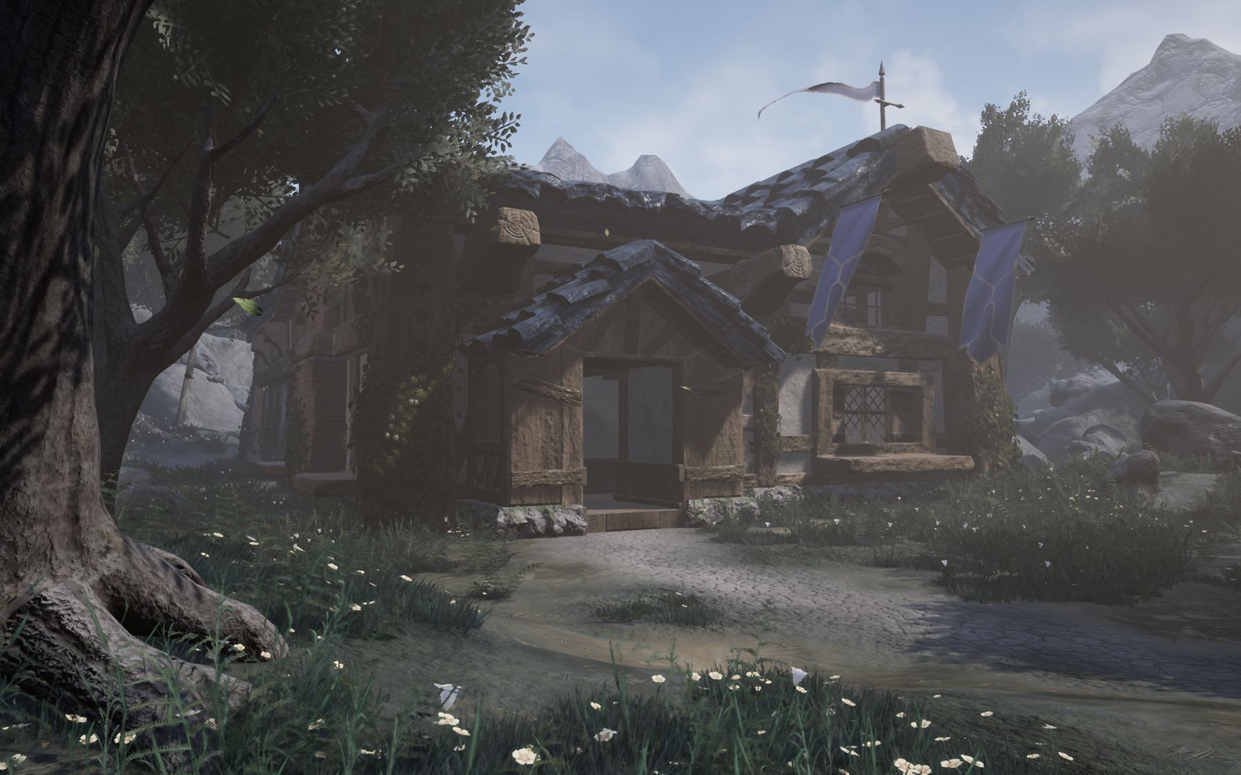 UE4自制游戏场景-魔兽小酒馆