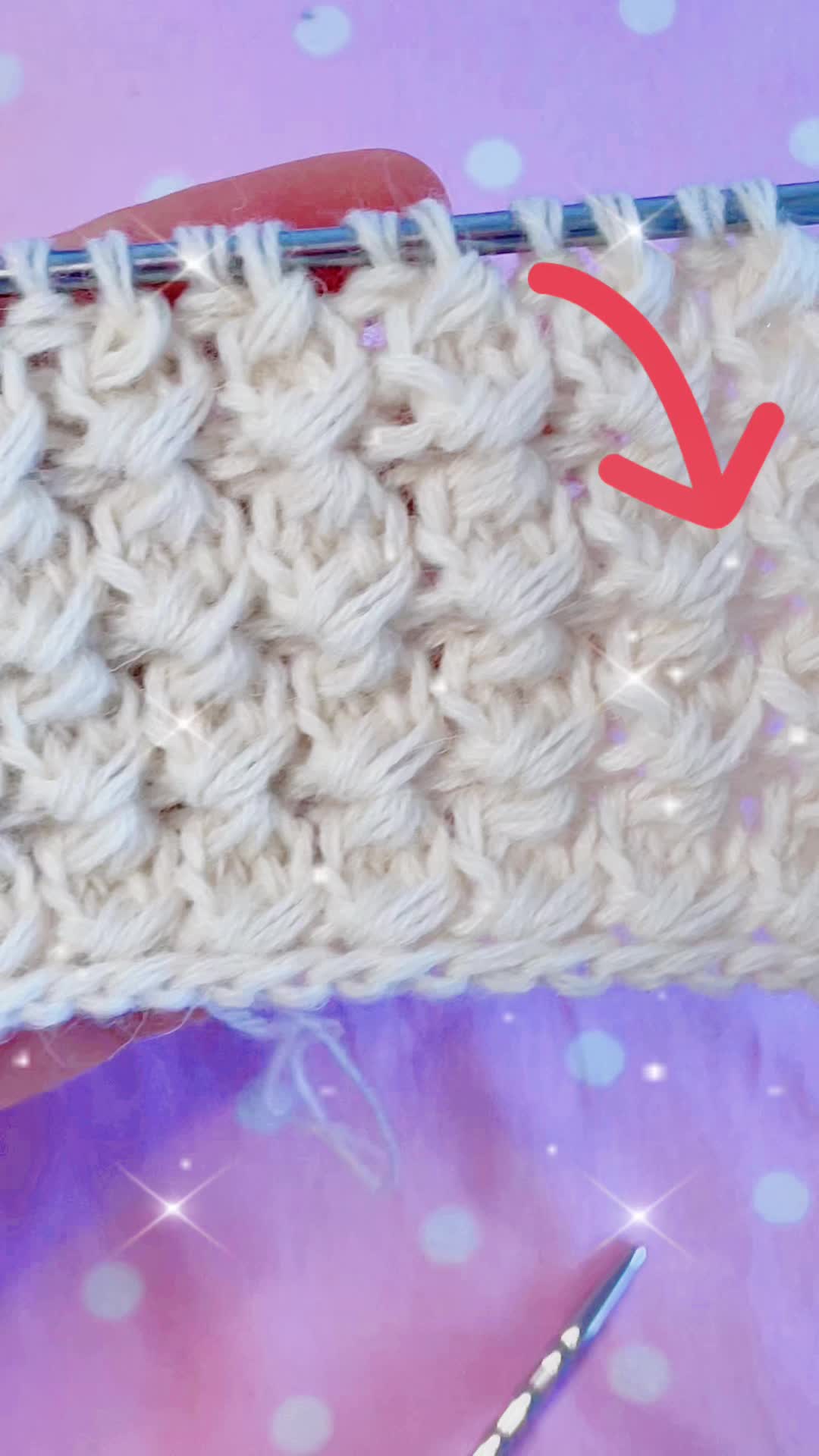 分享棒针编织简单花样视频教程 #棒针编织 #内容启发搜索激励计划 #...