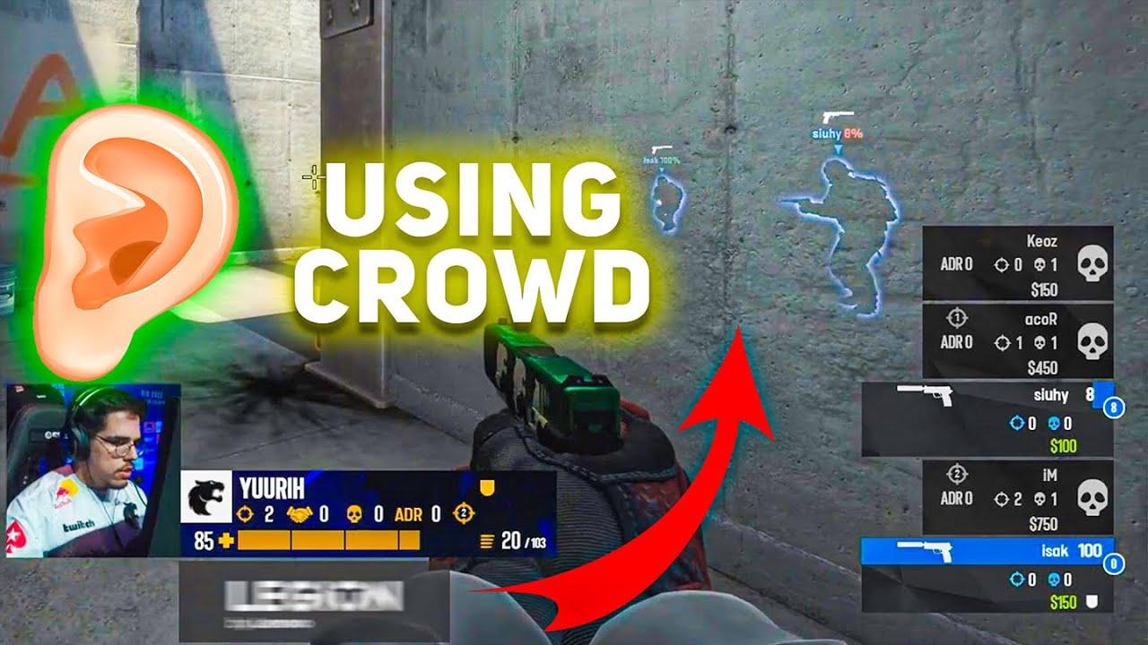 【CSGO】当职业哥利用观众的声音!(巴西版本)