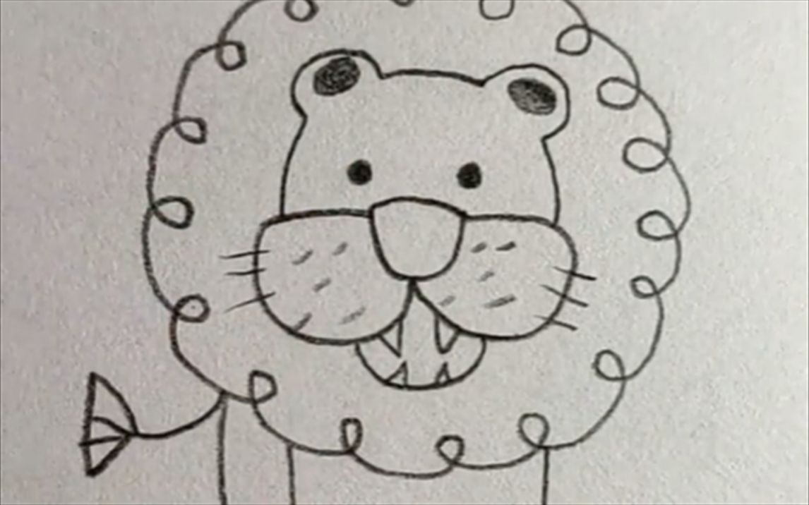 【简笔画】教你画简笔画狮子