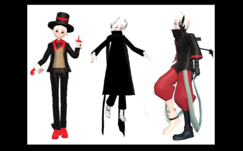 【まふまふ】【MMD】ECHO(三个暗黑风的ma)