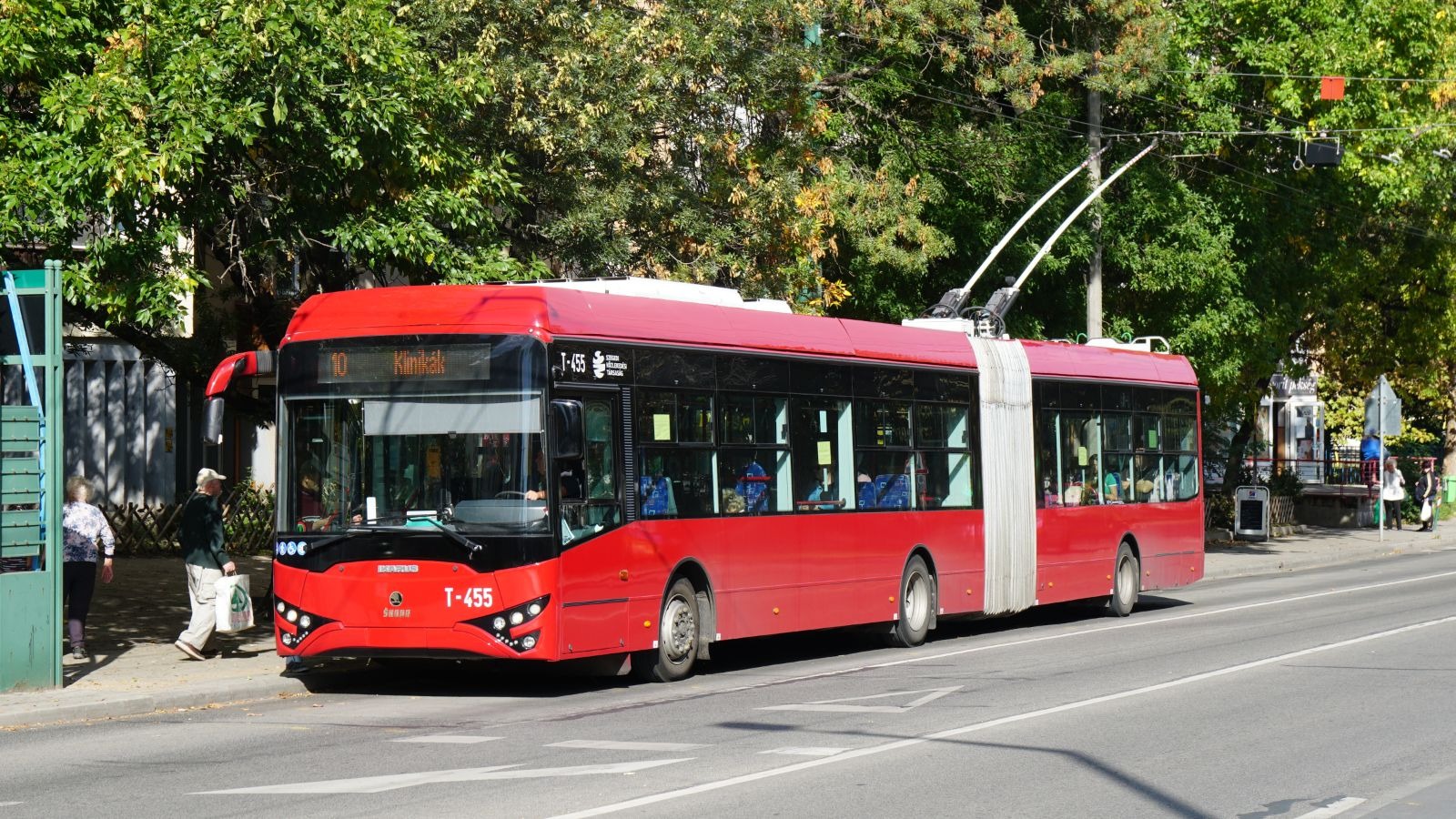 ...的稀有电车车型】匈牙利塞格德Ikarus-Skoda Tr187.2型无轨电车乘车