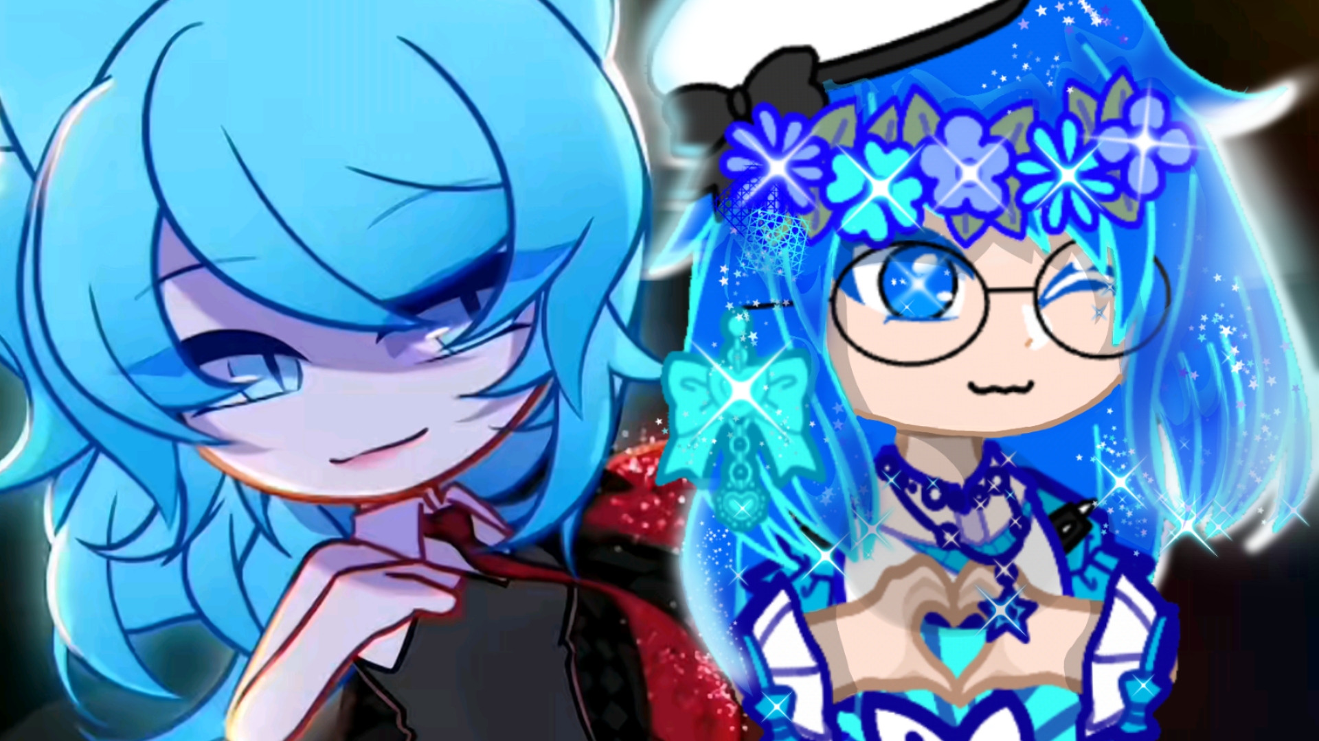 初中生和一位加查骨骼动画大佬合作的视频(๑>؂