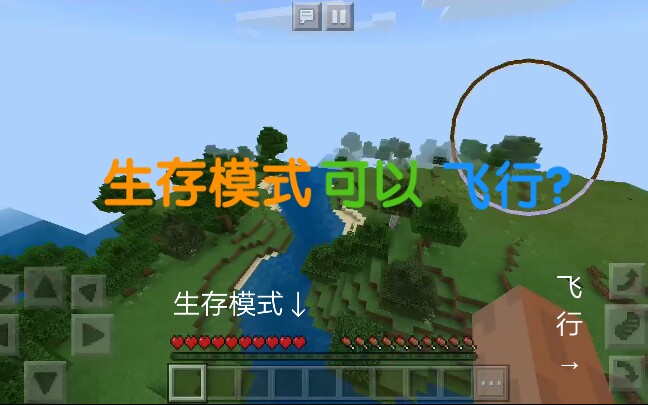 [Minecraft基岩版] 生存可以飞行?