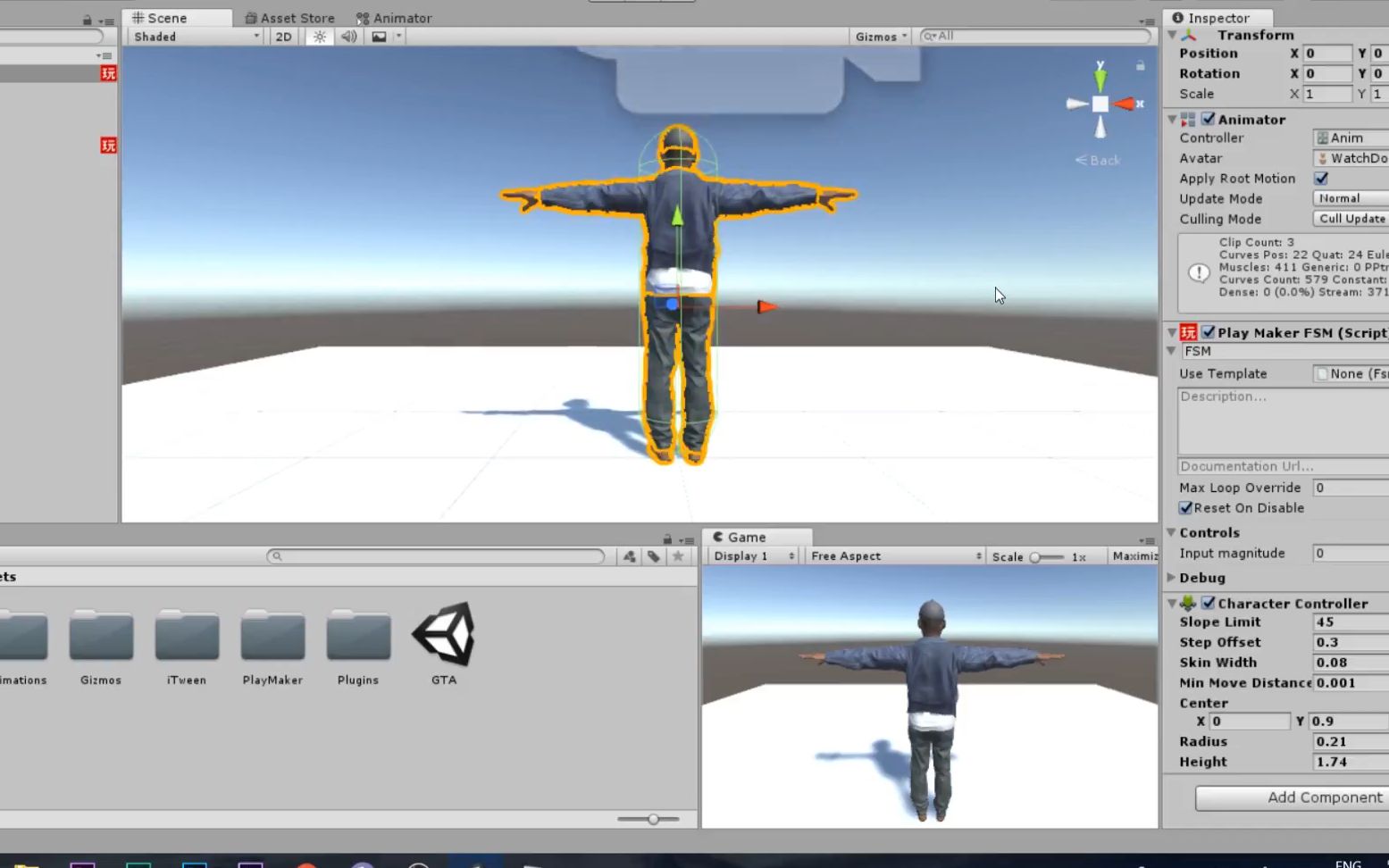 仿GTA游戏 Unity Playmaker游戏制作教程