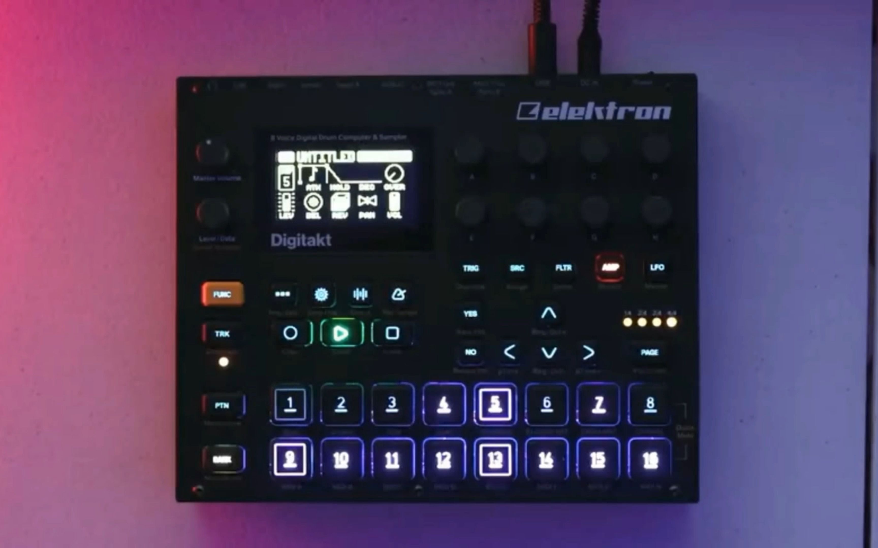数字合成很便捷,音频采样更灵活。(Elektron Digitakt)