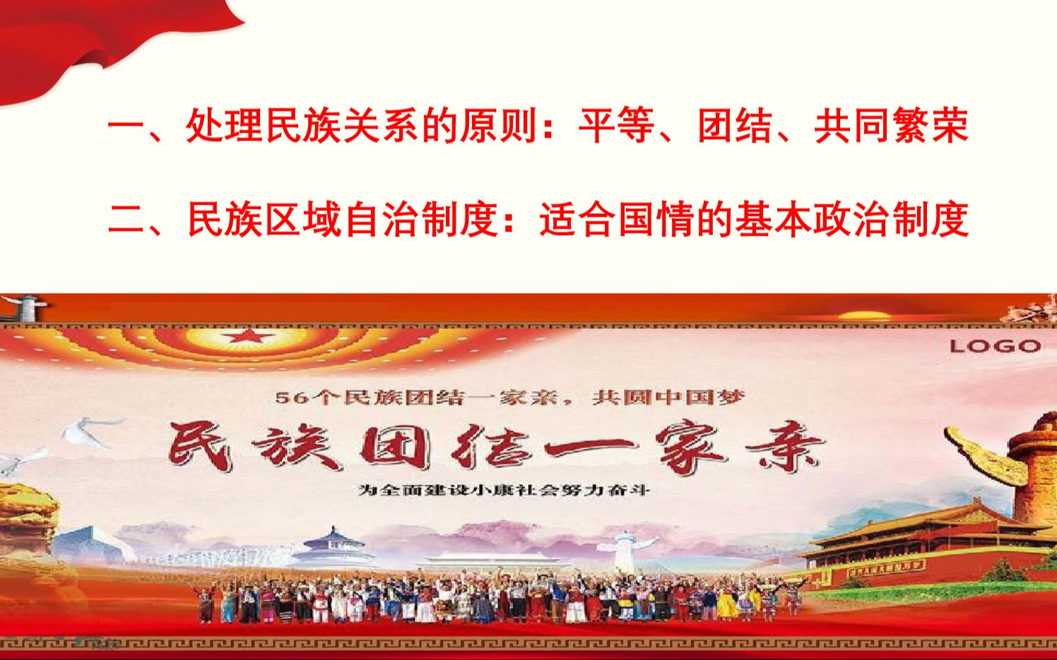 《政治生活》第八课 民族区域自治制度