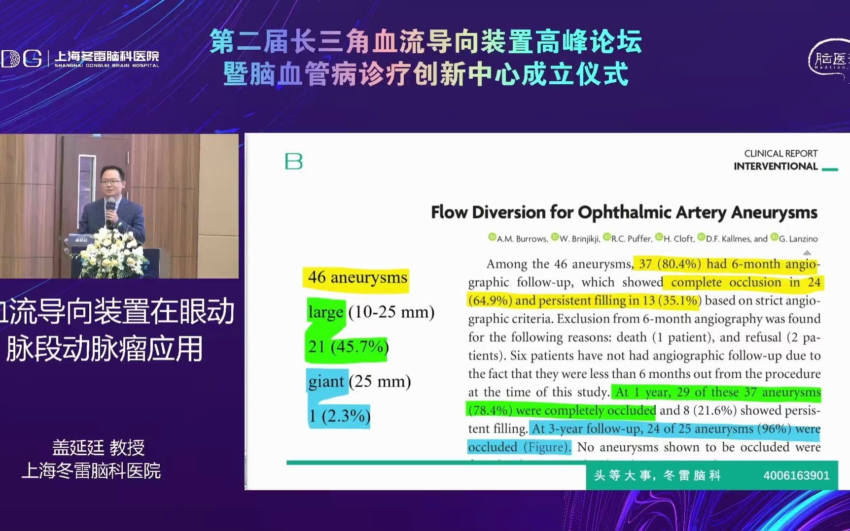 冬雷脑科第二届长三角血流导向装置高峰论坛-盖延廷主任(上海冬雷...