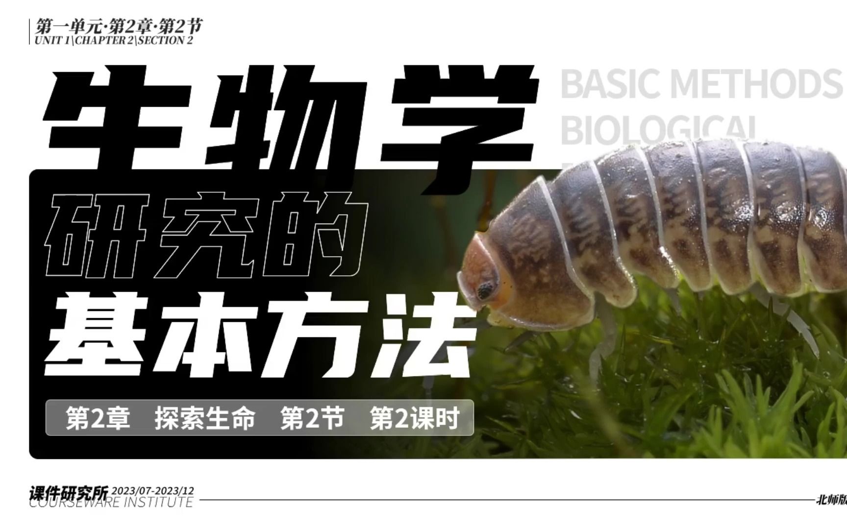 北师大版初中七上2.2.2《生物学研究的基本方法第二课时》课件