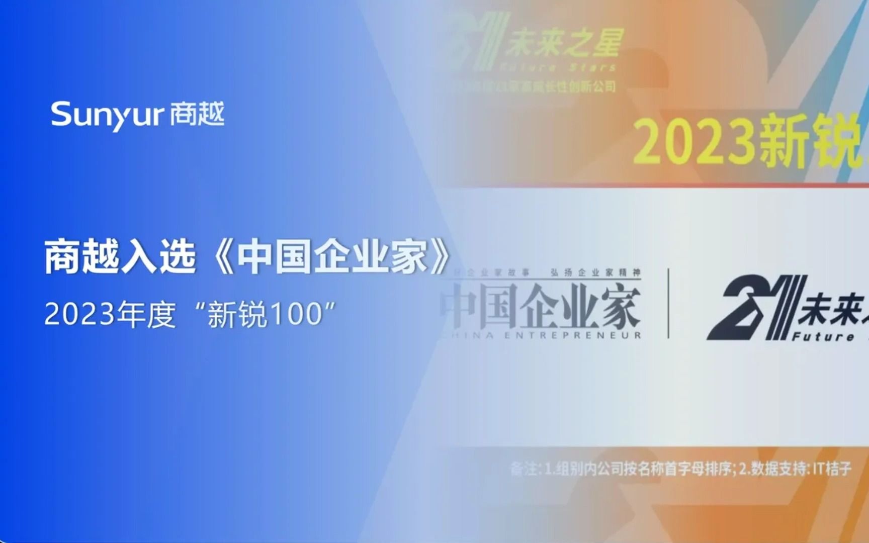 采购数字化领域唯一上榜,商越科技入选《中国企业家》 "新锐100"