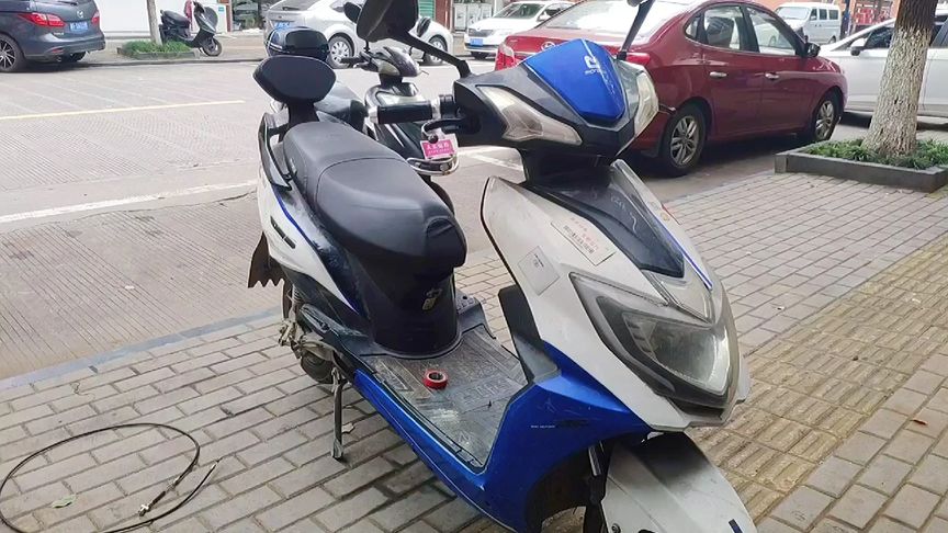 电动车换后轮刹车线