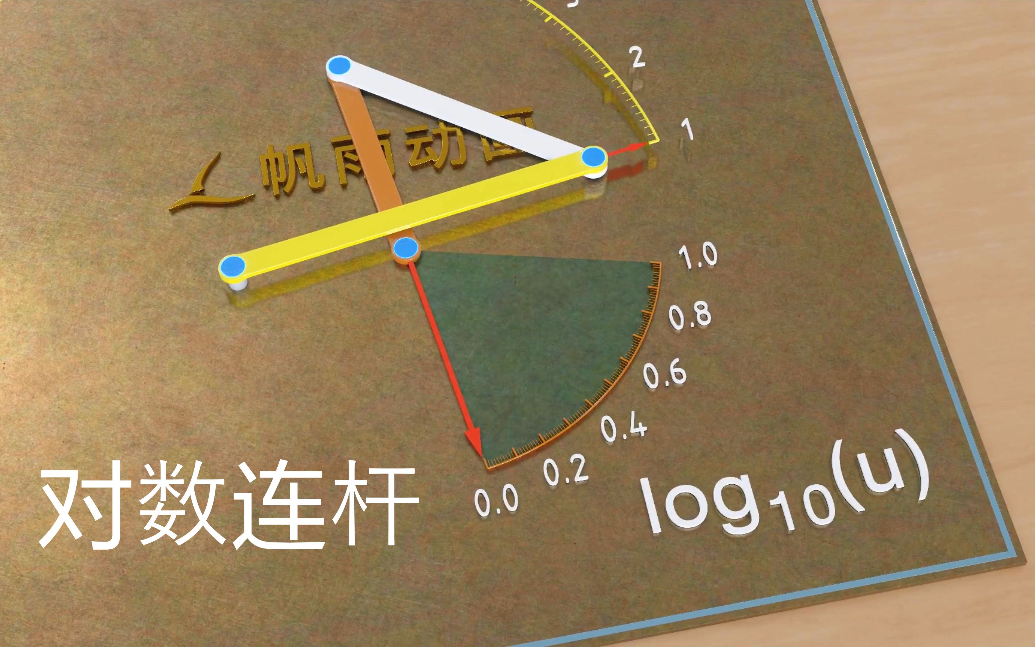 对数函数连杆机构