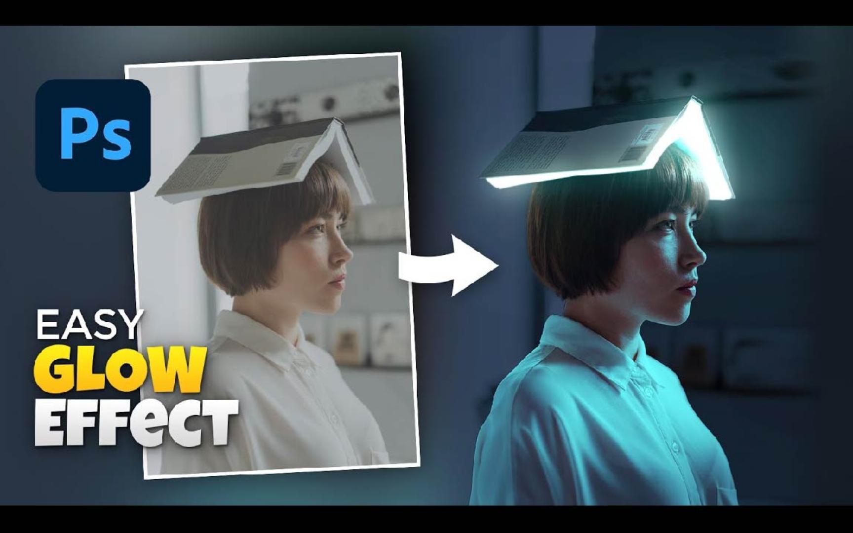 在Adobe Photoshop 中的发光效果