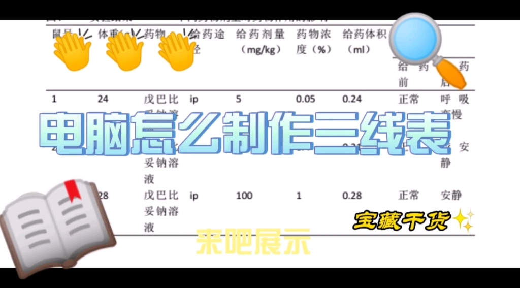 ...三线表方法之一:把表格转化为三线表。附加,表格中如果有虚线怎么办...