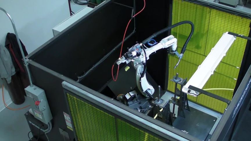 35 DelfoiArc-钢轴焊接 #机器人离线编程软件 #机器人编程