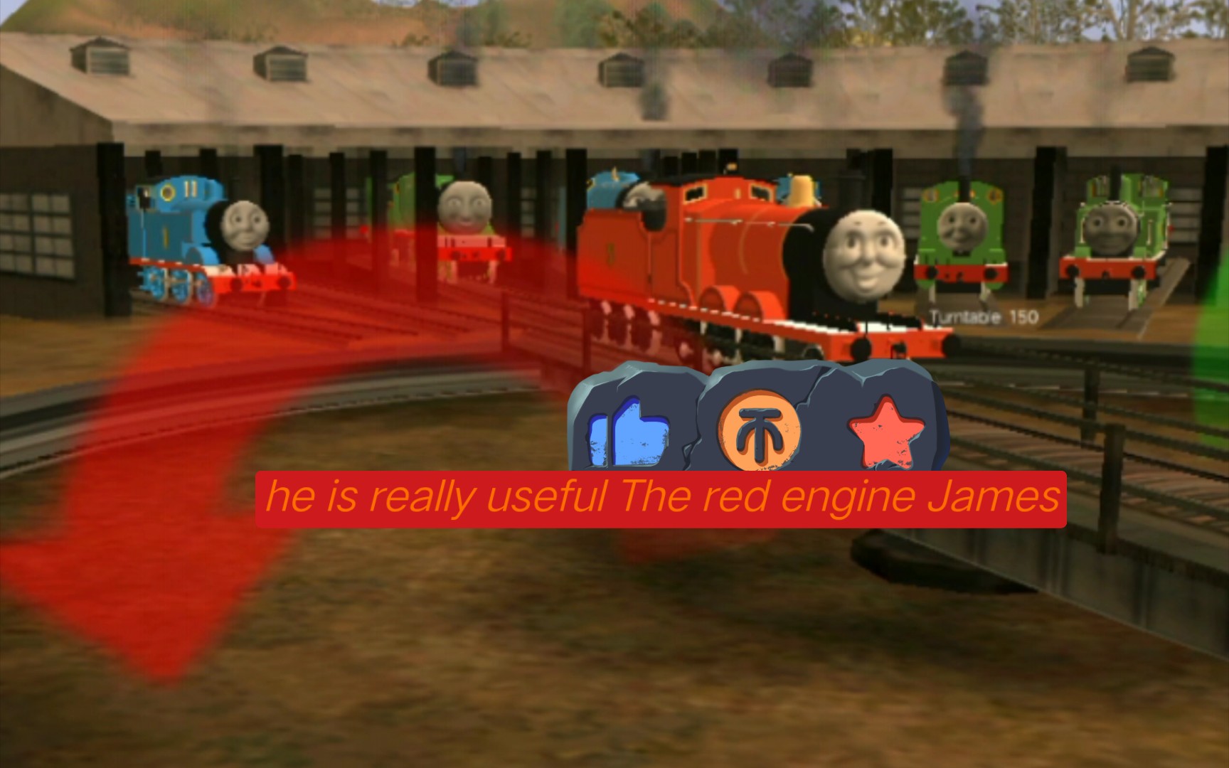 他是非常有用的红色火车头_游戏热门视频