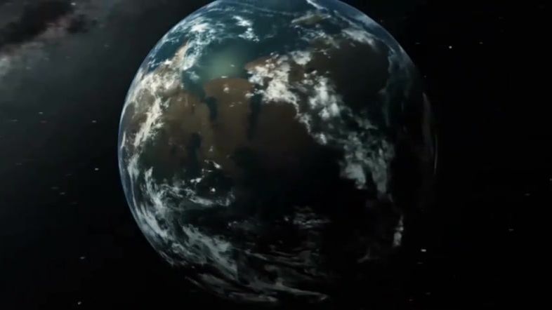 从宇宙飞船上看地球真的太美了