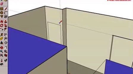 SketchUp视频教程 6-2创建门窗
