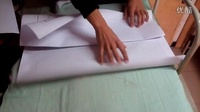 A1图纸折叠入档案袋方法